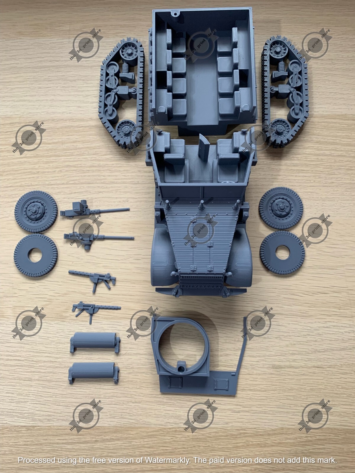 WW2 USA M5 HALF TRACK , 3D PRINTED, MANY SCALES AVAILABLE | eBay