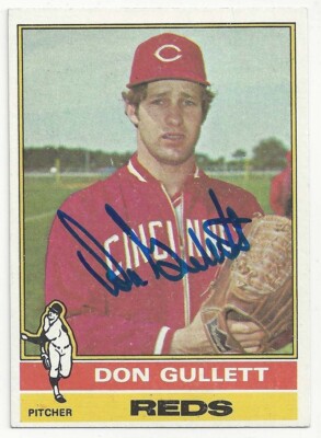 Don Gullett Cincinnati Reds 1976 Topps #390 Signed Card | eBay