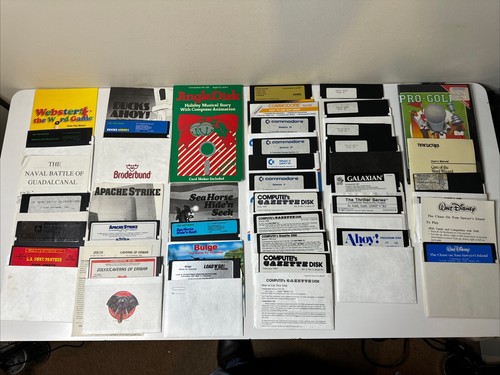Lot of 31 Commodore 64 / 128 Software Games Disks C64 C128 | eBay
