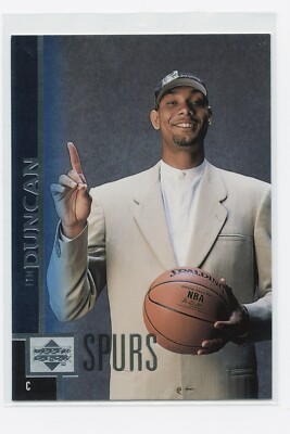 TIM DUNCAN 1997-98 NBA Upper Deck Rookie Card RC San Antonio Spurs | eBay
