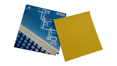 Stag Tec Hard Table Tennis Rubber, 1.8mm (Red/Yellow) + Free Shipping ...