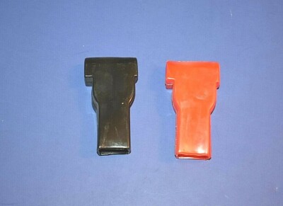 Battery Terminal Protector Boots Red Black Top Post Terminals Boat Hot ...