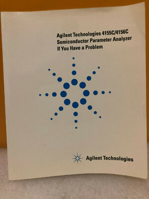 Agilent 04156-90090 4155C/4156C Semiconductor Parameter Analyzer ...