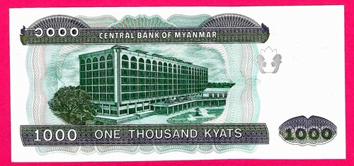 Myanmar 1000 Kyats 2004 p80 UNC (TK 17 611) | eBay