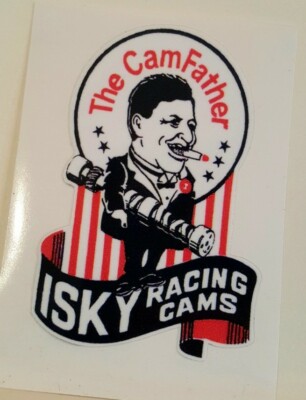 Isky racing cams sticker decal hot rod rat rod vintage look drag race ...