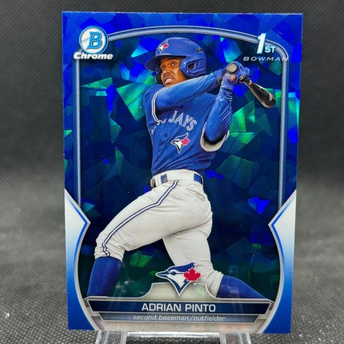 Adrian Pinto 2023 Bowman Chrome Sapphire 1st Base Toronto Blue Jays # ...