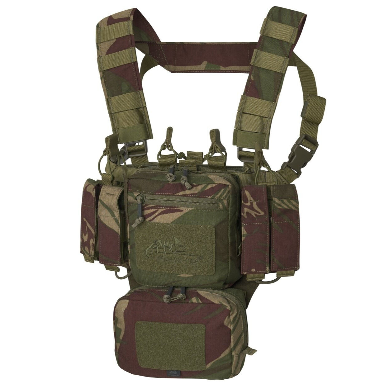Vest Tactical Modular Chest Rig TMR Helikon Molle Rhodesian Camo ...