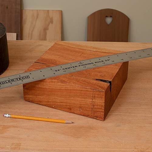 Stainless Steel Center Finding Ruler. Ideal For Woodworking Metal Work ...