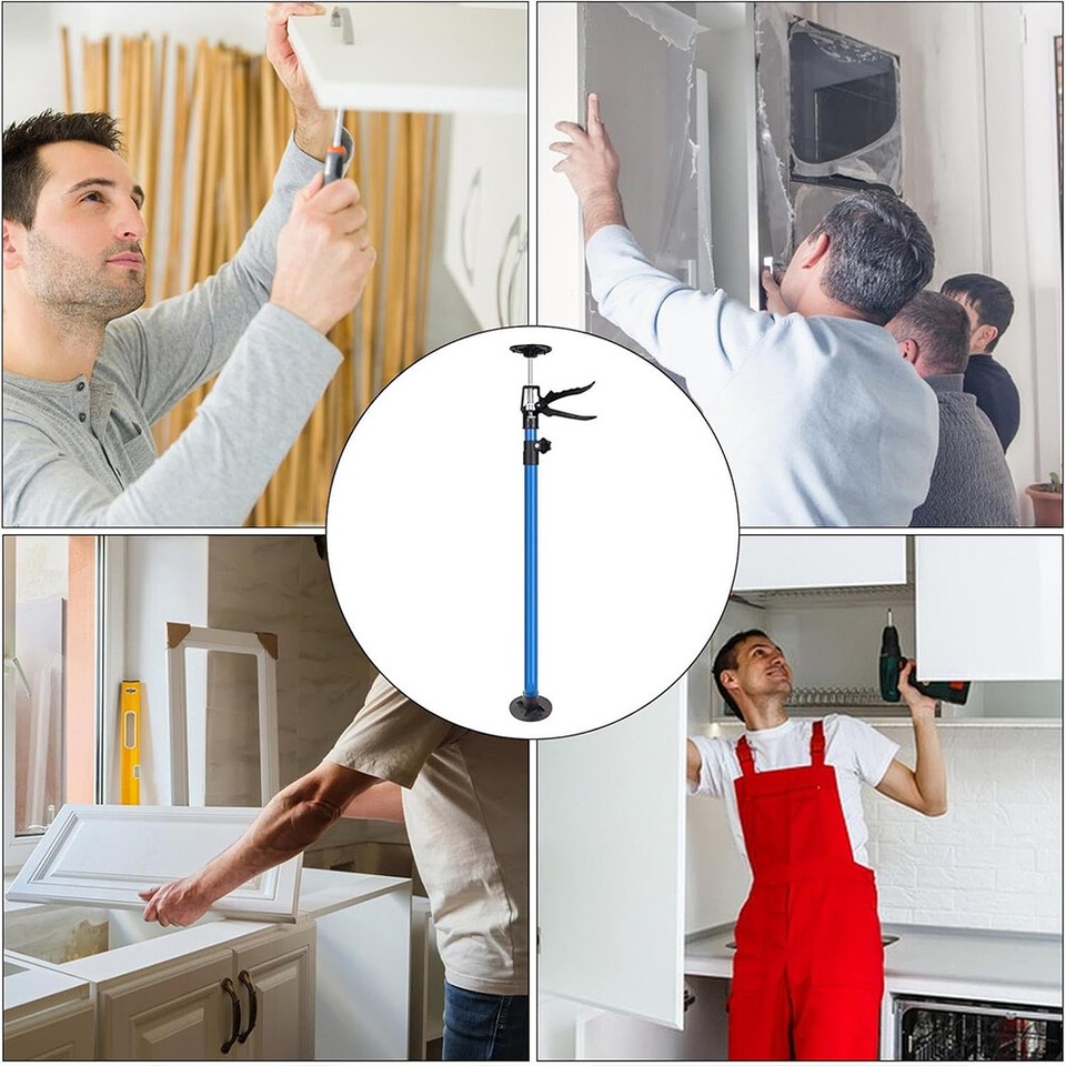 2X ADJUSTABLE DRYWALL PLASTERBOARD BUILDER CEILING EASY SUPPORT PROPS ...