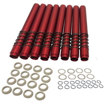 JayCee Vw Bug Pushrod Tubes, Leak Proof. Red Anodized Finish. Set Of 8 ...