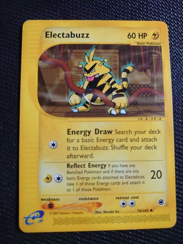 Pokémon TCG Electabuzz Expedition 76/165 Regular Uncommon NM | eBay