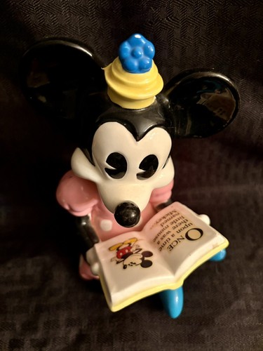 Vintage Minnie Mouse Ceramic Hand Painted Figurine Walt Disney ...