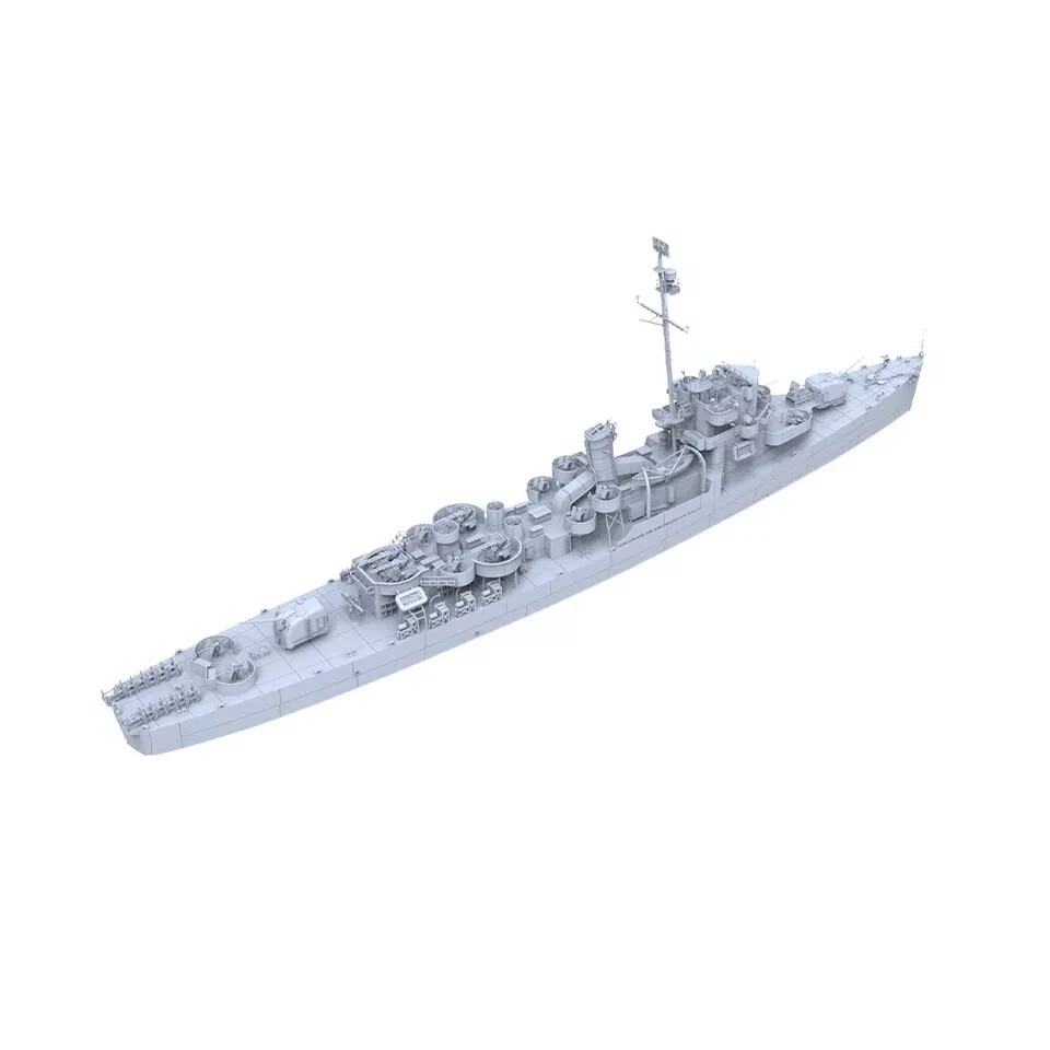SSC700598 1/700 Military Model Kit USS Buckley Class Coolbaugh Frigate ...