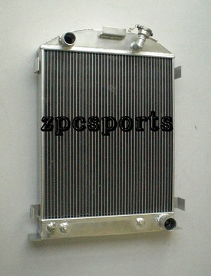 32 Aluminum Radiator Chevy Engine 1932 Ford Grill Shells 3 Row 76mm AT ...
