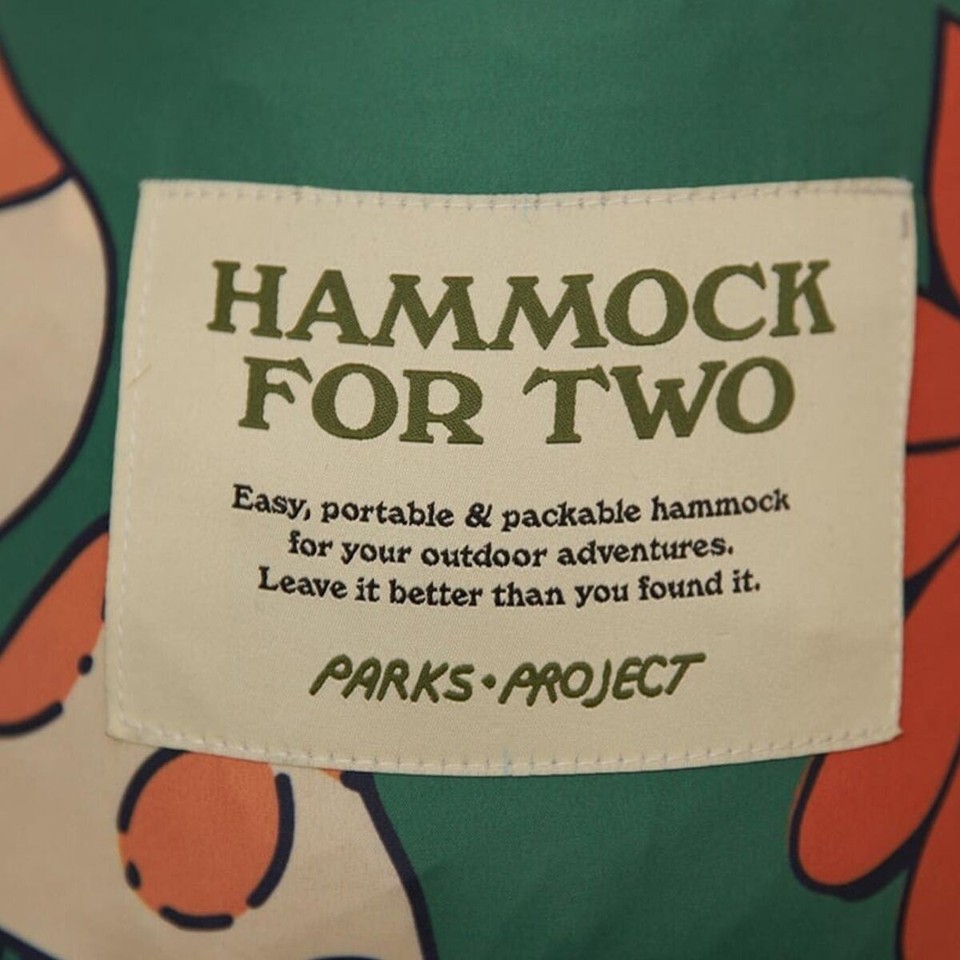 Parks Project Shrooms Two Person Camping Hammock (Sold out, BRAND NEW ...