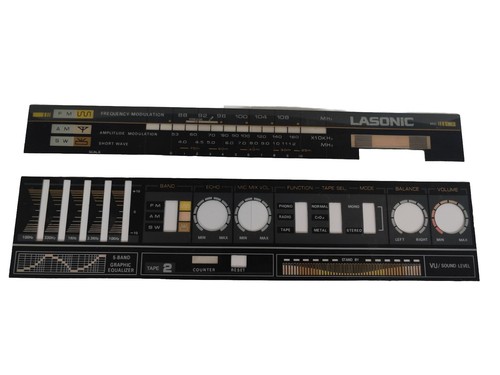 Lasonic L30 Stereo Ghettoblaster Ersatzteile, Frontaufkleber | eBay.de