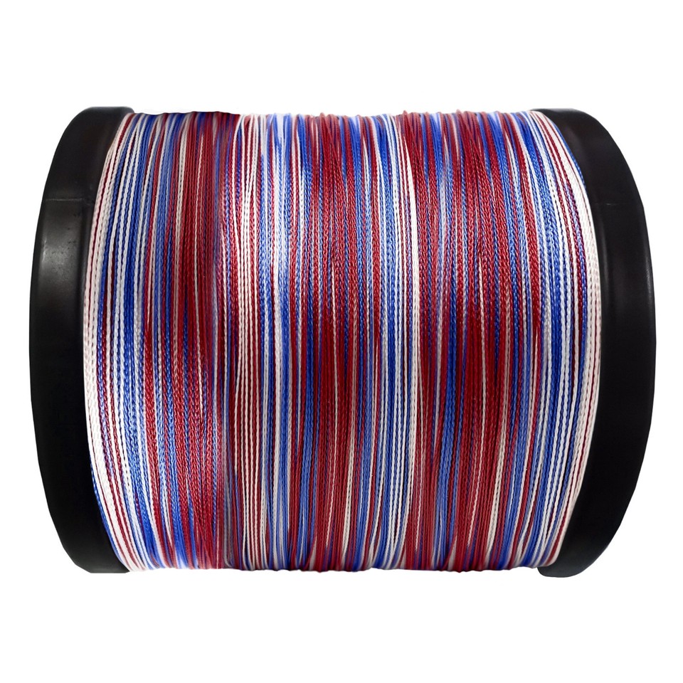 Reaction Tackle Braided Fishing Line / Braid - USA CAMO- 4 or 8 Strands ...