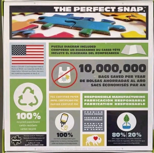 750 Cat Puzzle Buffalo Games Counted + Sealed, Twiglets Visit Black Cat ...