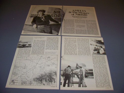 VINTAGE..AMELIA EARHART "MYSTERY" ..HISTORY/PHOTOS/DETAILS...RARE ...