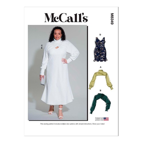 NEW McCall's M8349 Women's Dress & Shrugs Pattern By Spotlight ...
