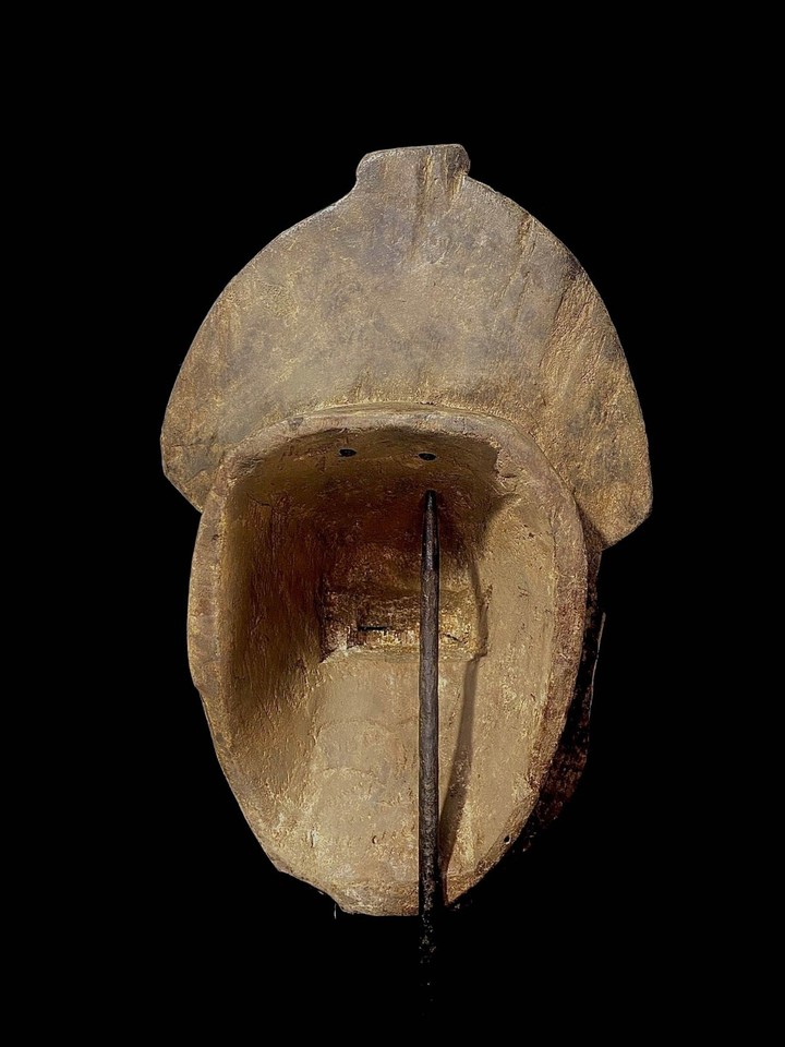 African Tribal Face Mask Wood Hand Carved Vintage Wall Hanging Guro ...