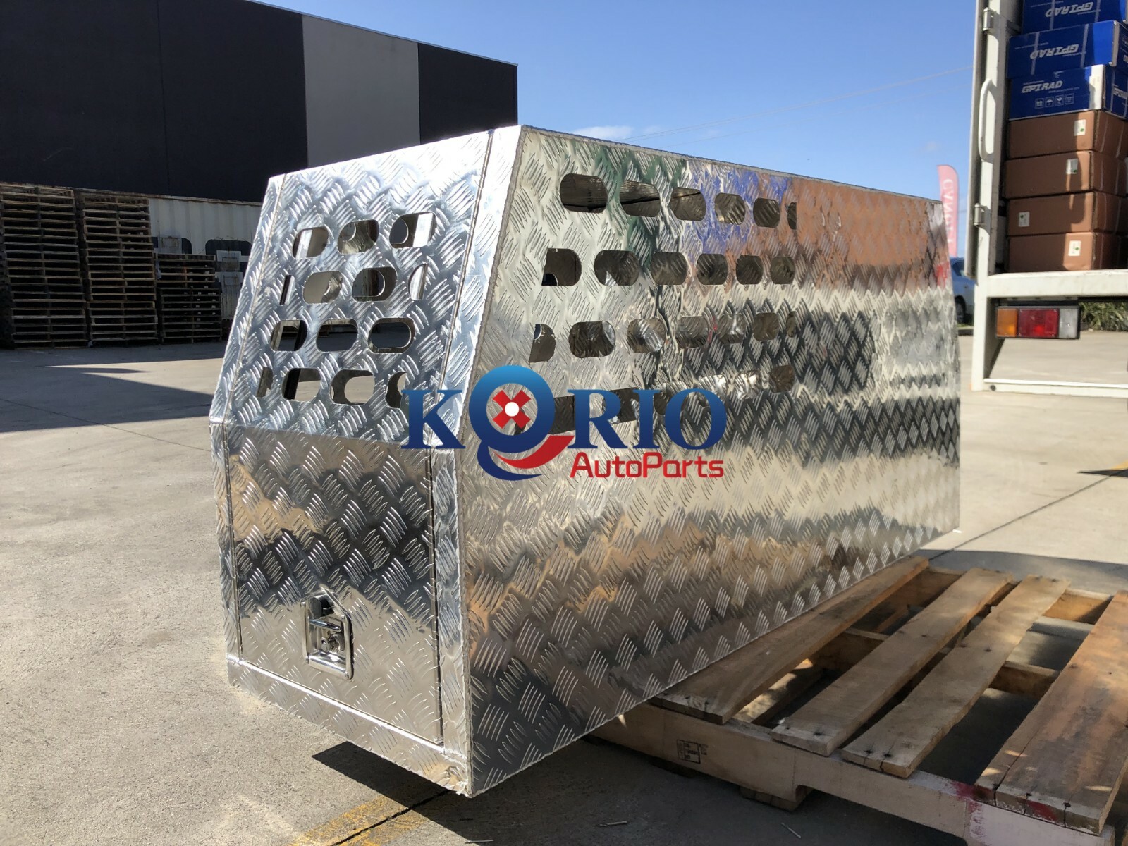 Aluminium Canopy Half Dog box Toolbox Ute Tray Canopy/Dog Cage 1780W ...