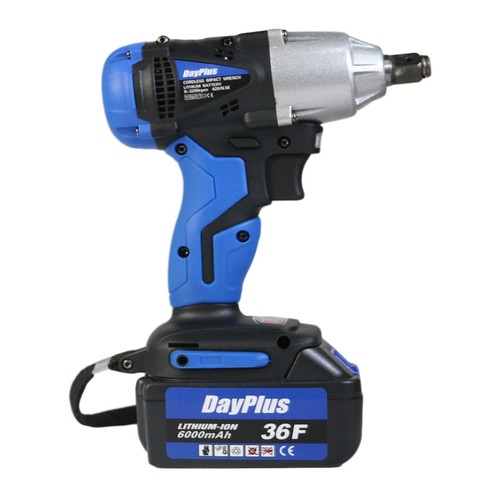Dayplus Cordless 1/2" High Torque Impact Wrench&Drill Set 21V 1X Li-Lon ...