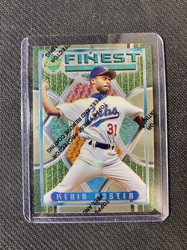 Kevin Foster 1995 Topps Finest Rookie Card #24 Chicago Cubs NM | eBay