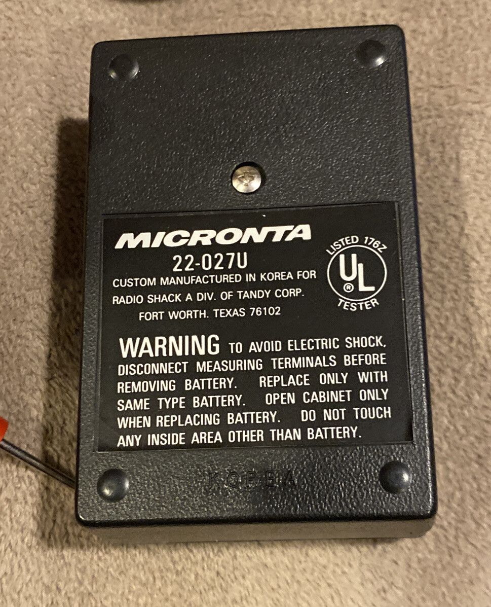 Vintage Micronta 8 Range Multimeter Multitester Tester AC/DC 22-027U ...