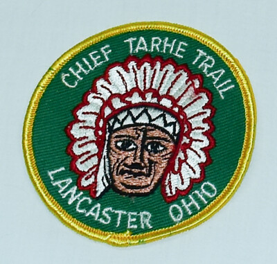 Vintage Hiking patches - Chief Tarhe Trail at Lancaster Ohio | eBay