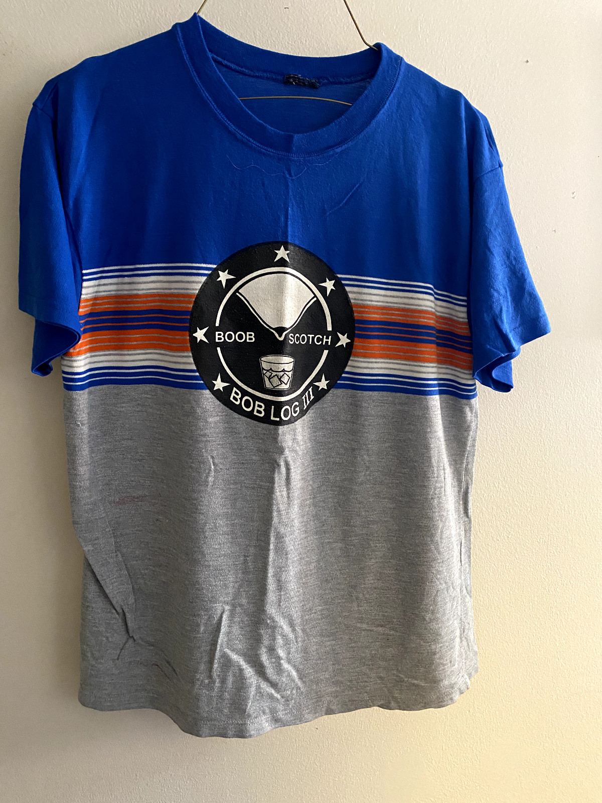 BOB LOG III Early 2000's Boob Scotch Tour Shirt L - Gem