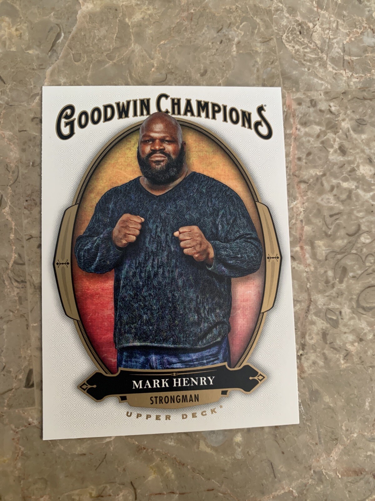 2020 Upper Deck Goodwin Champions - Mark Henry #37 for sale online | eBay