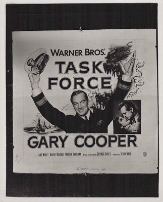 Gary Cooper in Task Force (1970s) Handsome Hollywood Actor Photo K 403 ...