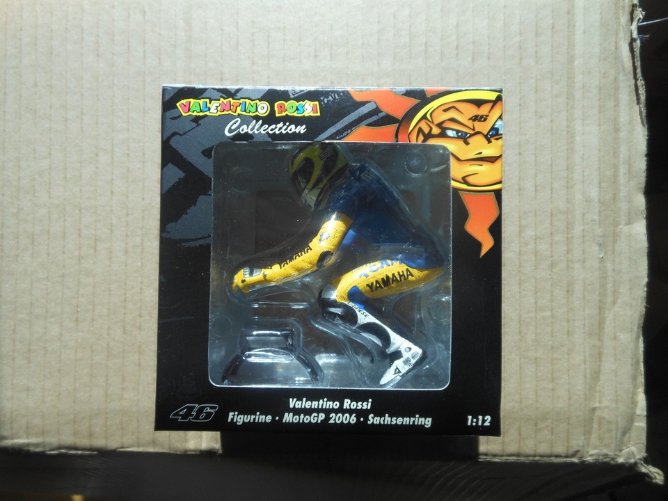 New Minichamps Valentino Rossi Figurine MotoGP 2006 Sachsenring 1:12 ...