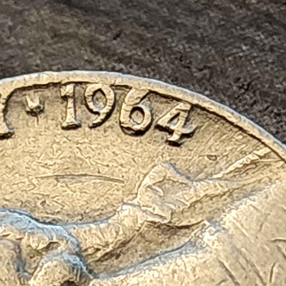 *EXTREMELY RARE* 1964 Jefferson Nickel D Mint Liberty On Rim With ...