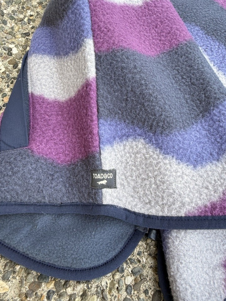 Toad & Co Womens Campo Fleece Sweater Medium Multicolor Shapes Print ...