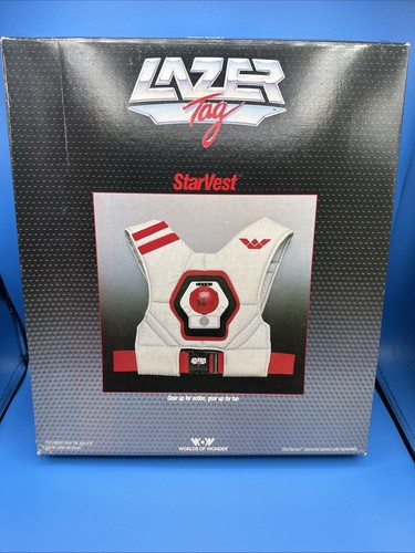 Vintage 1986 Lazer Tag Starvest Worlds of Wonder W/ Original Box Star ...