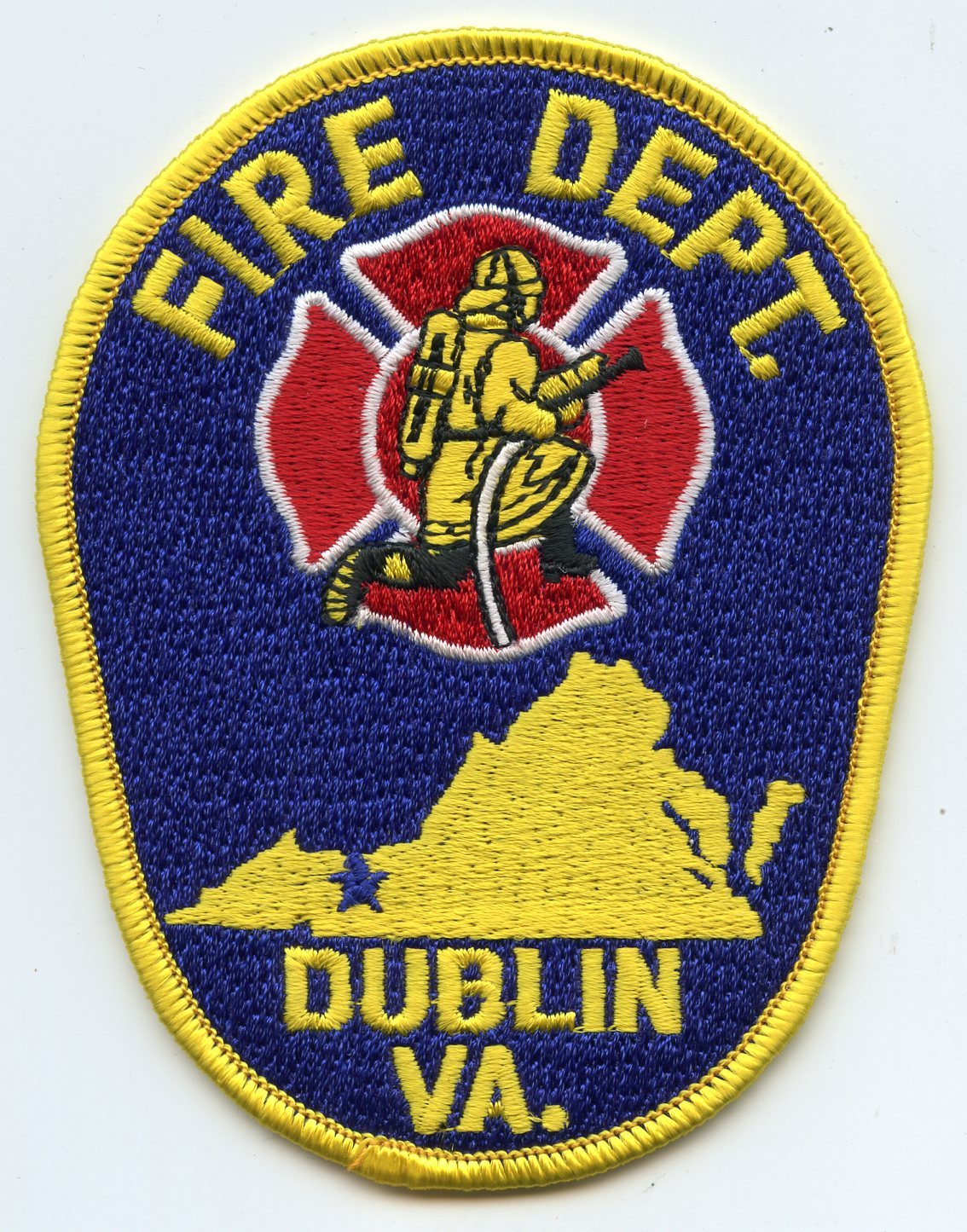 DUBLIN VIRGINIA VA FIRE PATCH | eBay