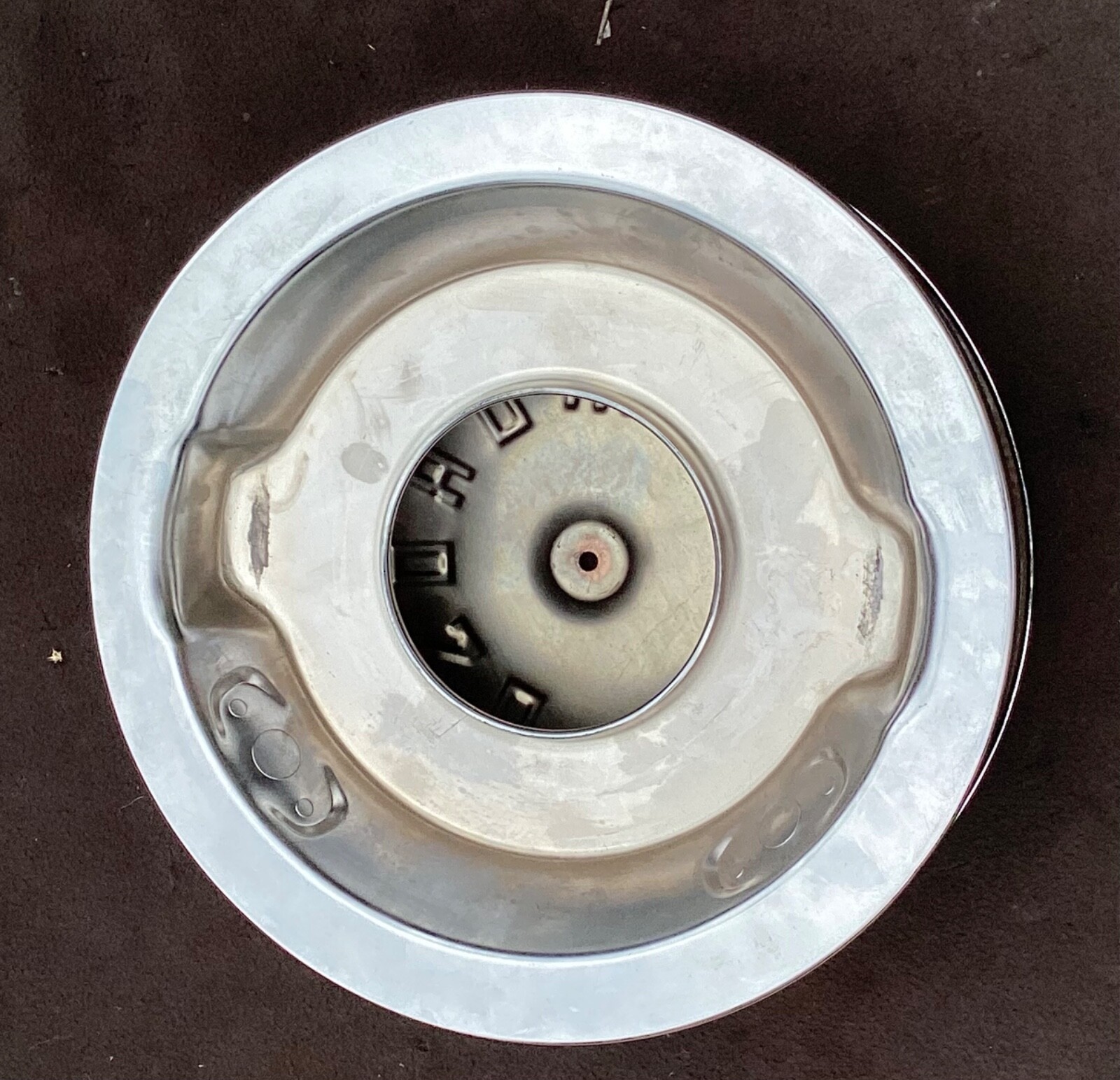 Moroso chrome Air Cleaner Vintage drag race car sbc bbc sbf bbf Chevy ...