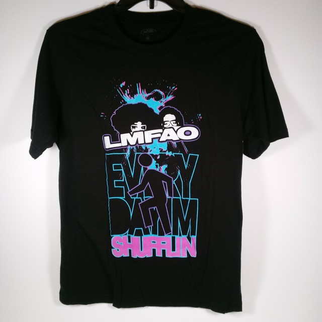 New LMFAO Men's Sz M “EVERY DAY I’M SHUFFLIN” PARTY ROCK T-Shirt | eBay