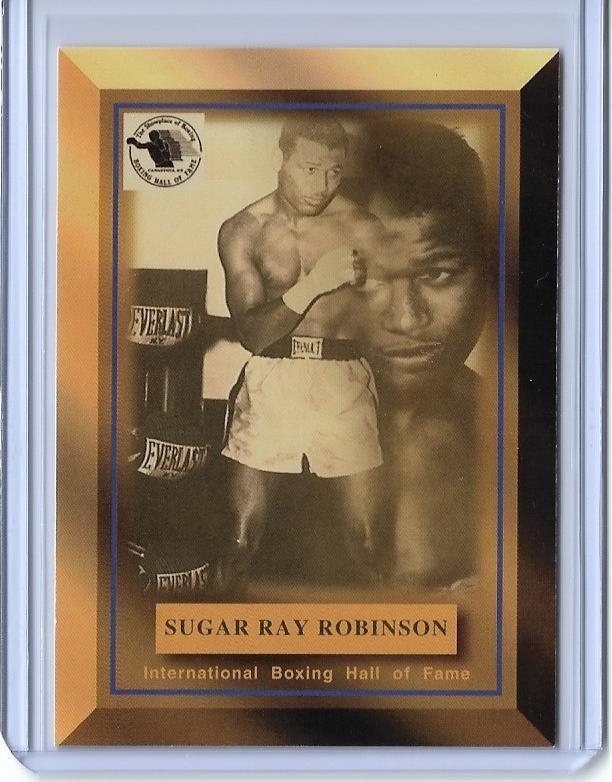 1996 RINGSIDE HALL OF FAME SUGAR RAY ROBINSON CARD #9 | eBay
