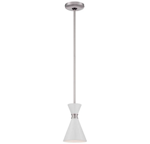 George Kovacs P1821-44F Conic 1-Light Mini Pendant in Glitter Gloss ...