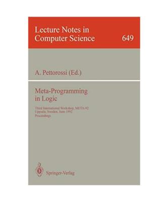 Meta-Programming in Logic: Third International Workshop, META-92 ...