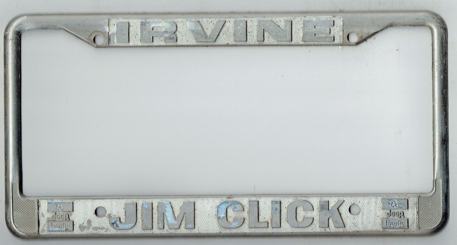 Irvine California Jim Click Dodge Jeep MOPAR Vintage Dealer License ...