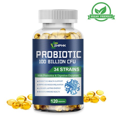 Probiotic Lactobacillus Reuteri 100 Billion CFU/gm - 400mg - 120 ...