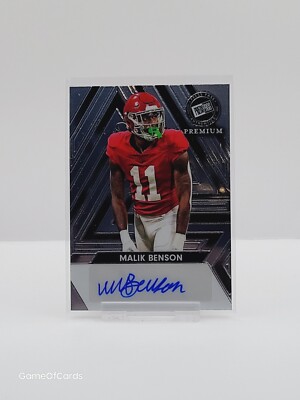 2024 Leaf Press Pass Premium MALIK BENSON Auto Autograph /99 | eBay