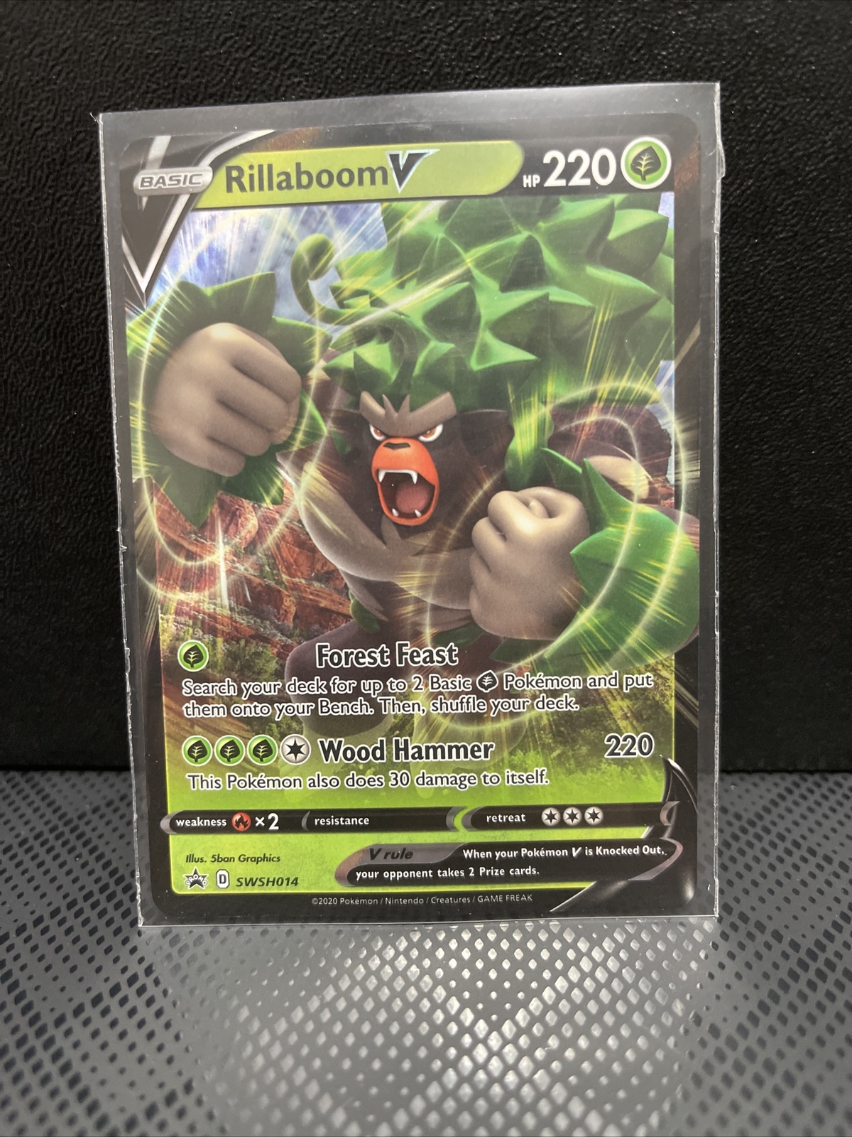 X1 Rillaboom V SWSH014 - Full Art Promo Pokémon Card | eBay