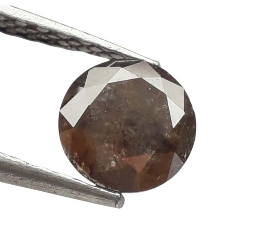 Brown Color Diamond,0.40 Ct,Natural Round Shape Diamond,Brilliant Cut ...
