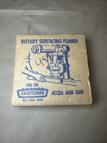 Craftsman Rotary Surfacing Planer 2951 Model 605.29510 for Accra Arm ...
