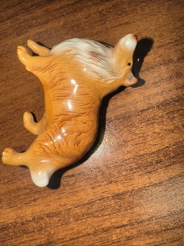Vintage 1980’s Miniature Porcelain Lassie Collie Dog Figure | eBay